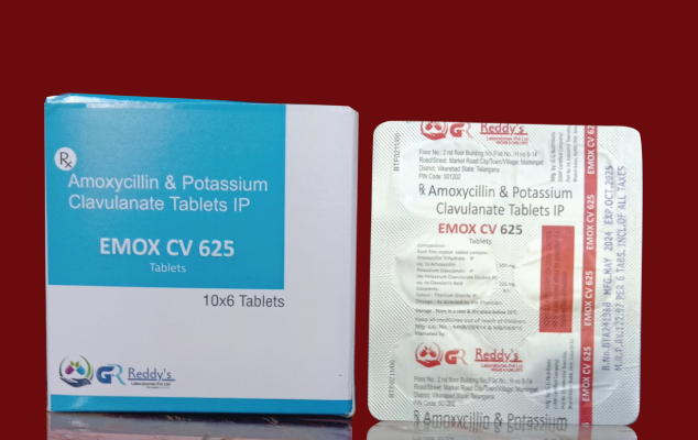 EMOX CV 625 TABLETS – GR Reddy's Laboratories